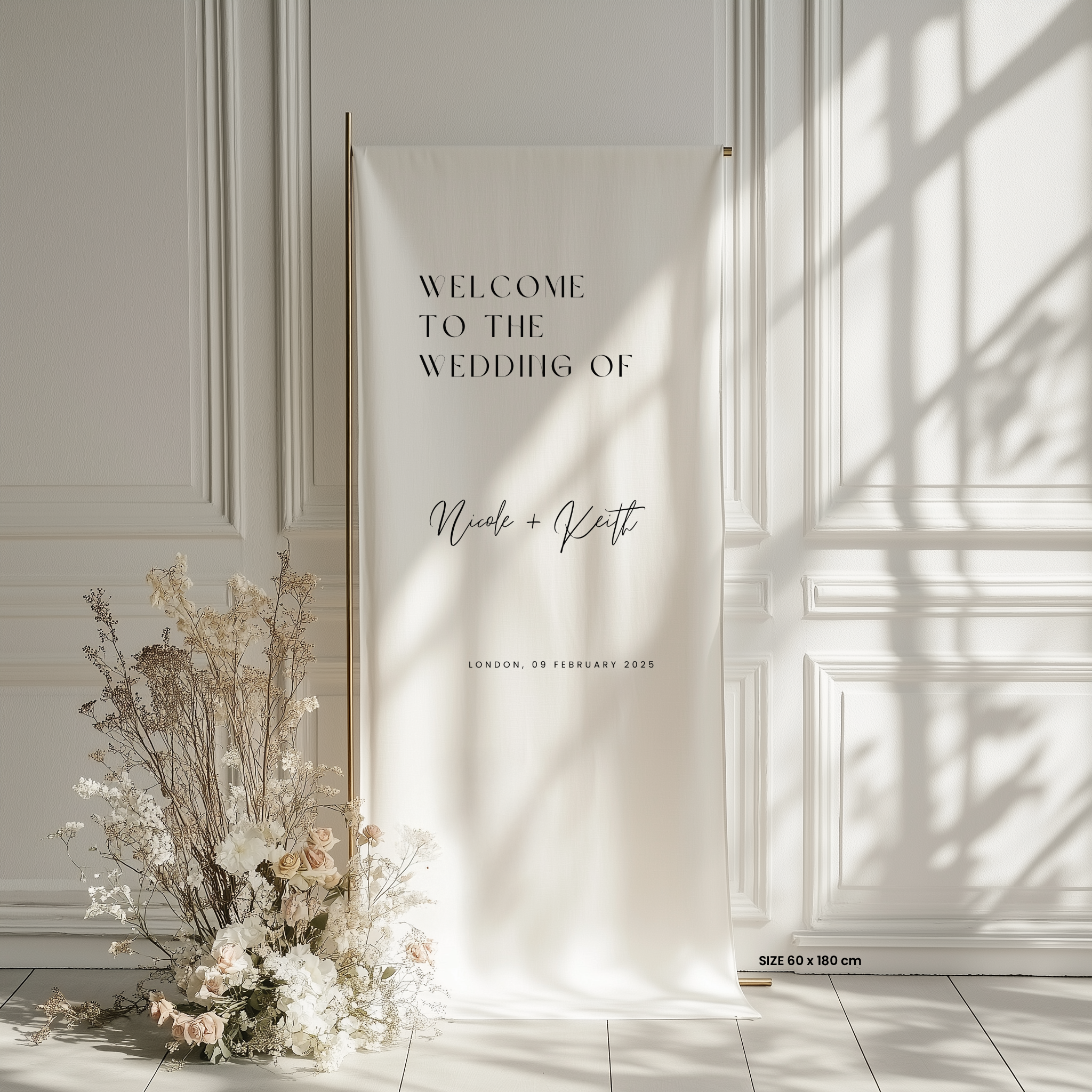Linen Welcome Sign - Reverie – Forever Crafted